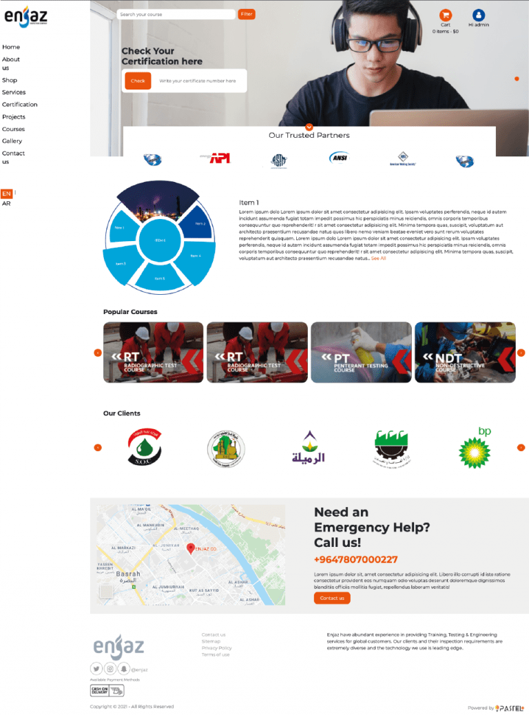 Engaz Website - Pastel - باستيلPastel – باستيل
